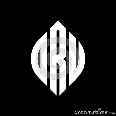 DRU Circle Letter Logo Design With Circle And Ellipse Shape. DRU ...