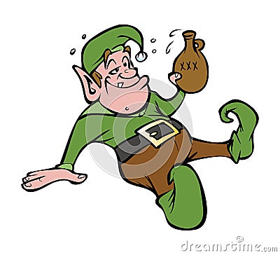 Drunk Elf Stock Images - Image: 6649554