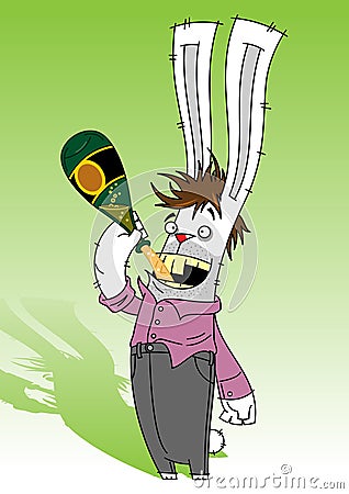 Drunk Rabbit Stock Photos - Image: 19372213