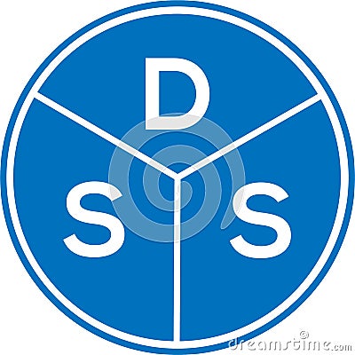DSS Letter Logo Design On White Background. DSS Creative Circle Letter ...