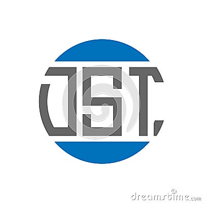 DST Letter Logo Design On White Background. DST Creative Initials ...