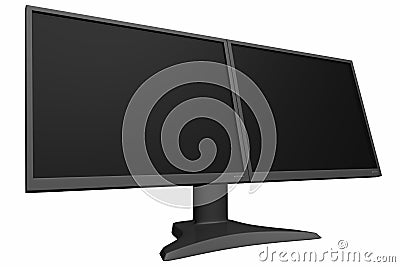 Dual LCD Display Stock Photo | CartoonDealer.com #619716