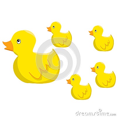 Ducks Group Cartoon Stock Photography | CartoonDealer.com #88098650
