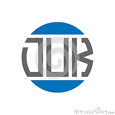 DUK Letter Logo Design On White Background. DUK Creative Initials ...