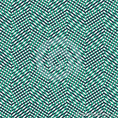 Duotone, 2-color Geometric Pattern Of Dense Wavy Lattice, Grid ...