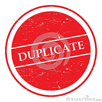 Duplicate Stamp Stock Photo | CartoonDealer.com #183339396