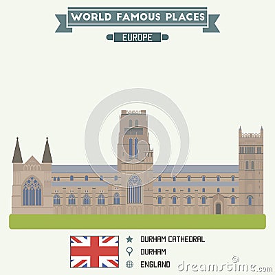 Durham Cathedral Cartoon Vector | CartoonDealer.com #50598511