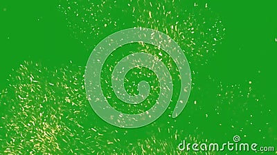 Dust Particles Green Screen Motion Graphics Stock Video - Video of ...