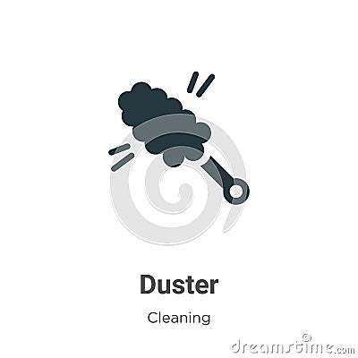 Duster Vector Icon On White Background. Flat Vector Duster Icon Symbol ...