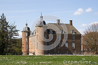Dutch Landscape- Castle Croy - Laarbeek Stock Photo - Image of ...