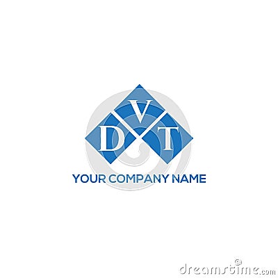 DVT Letter Logo Design On White Background. DVT Creative Initials ...