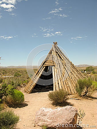 Dwelling Of The Native American Indian Stock Photo - Image: 34725860