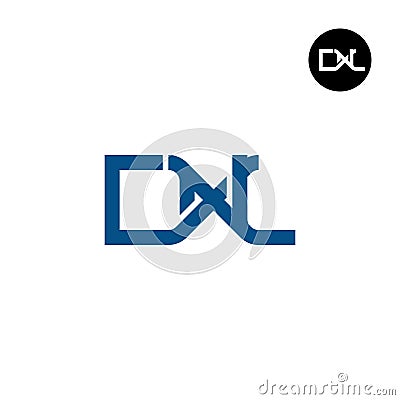DXL Logo Letter Monogram Design Cartoon Vector | CartoonDealer.com ...