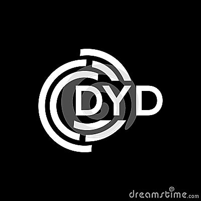 DYD Letter Logo Design On Black Background. DYD Creative Initials ...