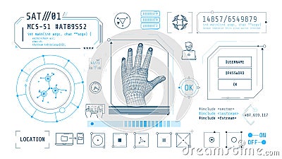 Dynamic Animation on the Theme of Computer Security. Stock Footage ...