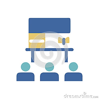 Dynamic Classroom Setup Concept Icon Cartoon Vector | CartoonDealer.com ...