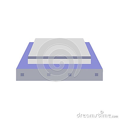 Dynamic Concrete Slab Graphic For Construction Tasks Cartoon Vector ...