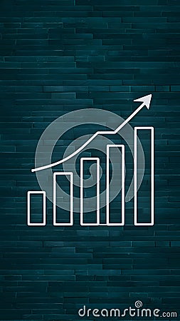 Dynamic Image Of Progressively Higher Bar Chart, Background | CartoonDealer.com #316943602