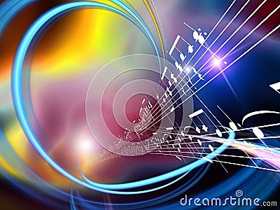 Dynamic Music Abstract Stock Image - Image: 18884341