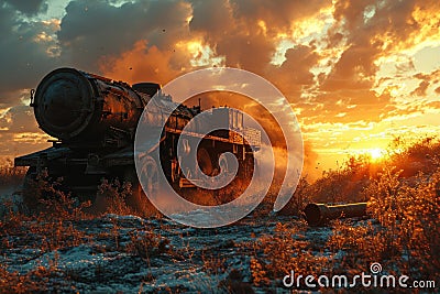 A Dynamic Scene Where Advanced Weaponry And Futuristic Projectiles ...