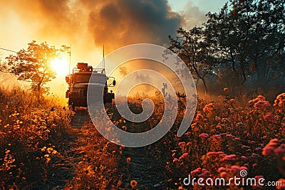 A Dynamic Scene Where Advanced Weaponry And Futuristic Projectiles ...