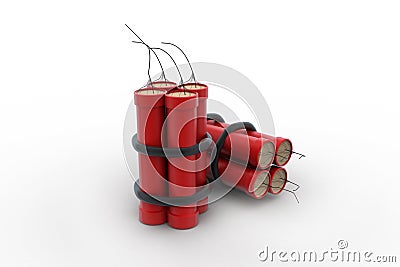 Dynamite stock illustration. Illustration of caution, explosion - 8517614