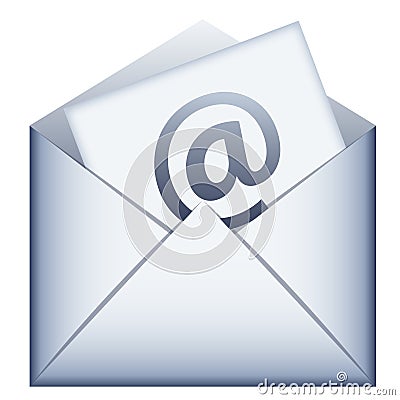 E-mail Pictogram Stock Afbeelding - Afbeelding: 20015551
