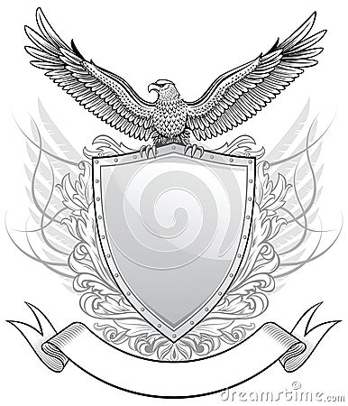 Eagle Upon The Shield Royalty Free Stock Images - Image: 7488319