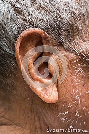 Ear Elderly Royalty Free Stock Photos - Image: 38370978