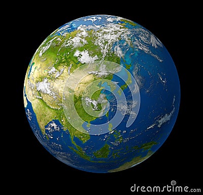 Earth Asia Royalty Free Stock Photo - Image: 21269905