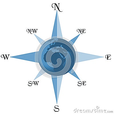 Earth Compass Royalty Free Stock Photos - Image: 176168