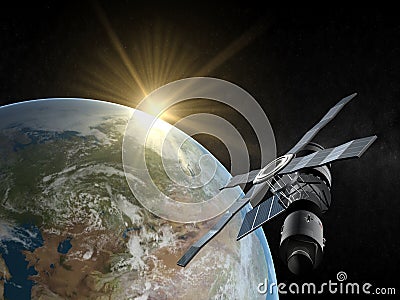 Earth Satellite Royalty Free Stock Image - Image: 21008006