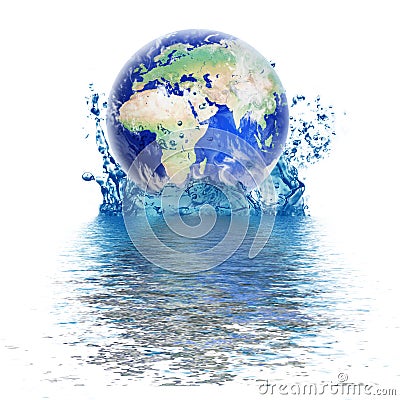 Earth And Water Royalty Free Stock Image - Image: 13604326