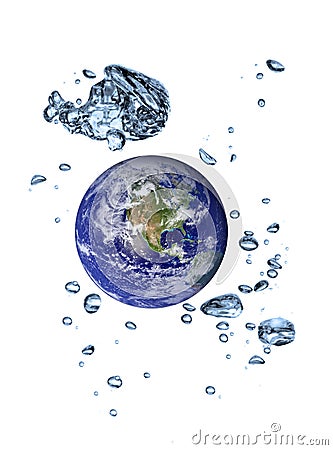 Earth-water Planet Royalty Free Stock Photography - Image: 4158747