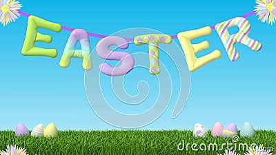 Easter Balloon Animation, Easter Sale Stock Video - Video of sale ...