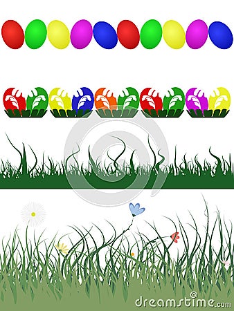 Easter Decorative Borders Stock Photo - Image: 17969910