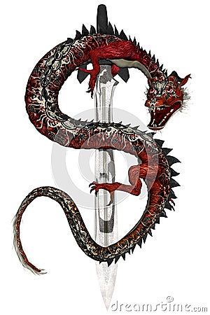 Eastern Dragon - Red Stock Image - Image: 1968141