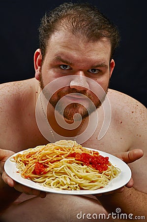Eating Pasta Royalty Free Stock Photography - Image: 17962697