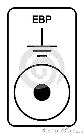 EBP Symbol Sign, Vector Illustration, Isolated On White Background ...