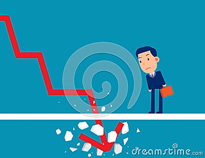 Economic Collapse Definition . Looking Down At The Falling Arrow ...