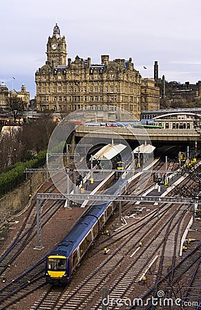 Edinburgh Rail Map