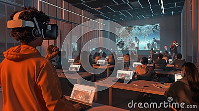 Education In The Metaverse: A Virtual Classroom Where Students Interact ...