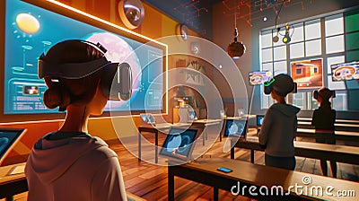 Education In The Metaverse: A Virtual Classroom Where Students Interact ...