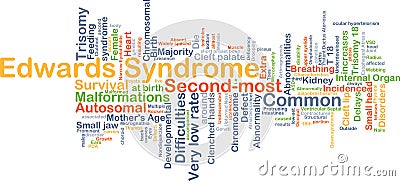 Edwards Syndrome Background Concept Stock Illustration - Image: 59446533