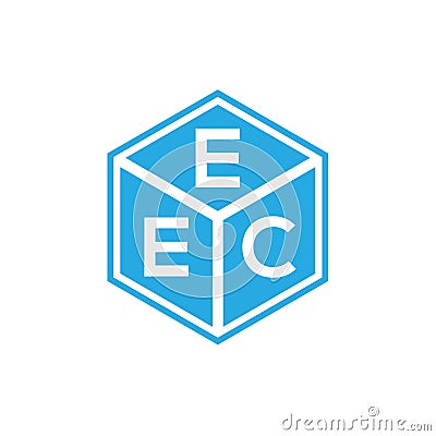 EEC Letter Logo Design On Black Background. EEC Creative Initials ...