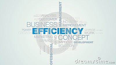 Efficiency Concept Business Management Quality Strategy Technology ...