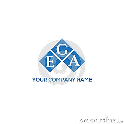 EGA Letter Logo Design On WHITE Background. EGA Creative Initials ...