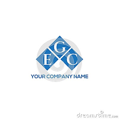 EGC Letter Logo Design On WHITE Background. EGC Creative Initials ...