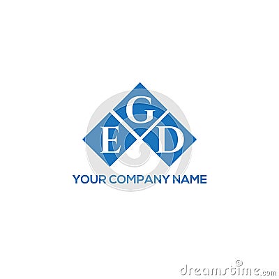 EGD Letter Logo Design On WHITE Background. EGD Creative Initials ...