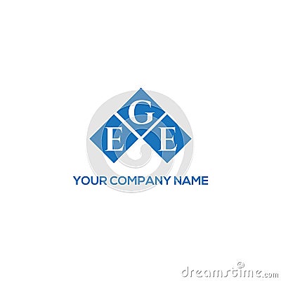 EGE Letter Logo Design On WHITE Background. EGE Creative Initials ...